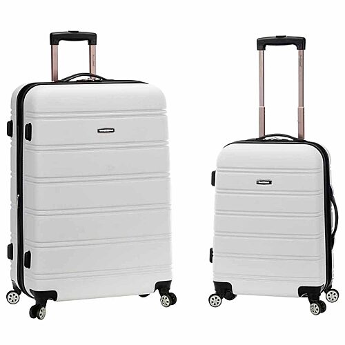 Click here for Rockland 2-Pc. Hardside Luggage Set - White prices