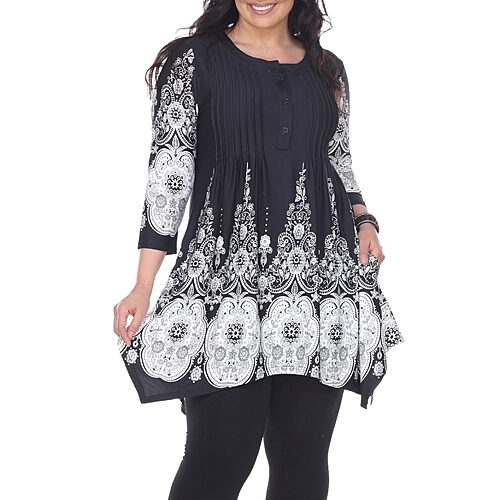 Click here for Plus Size White Mark Shift Dress prices