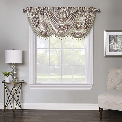 Click here for Regal Home Regency Medallion Rod Pocket Waterfall... prices