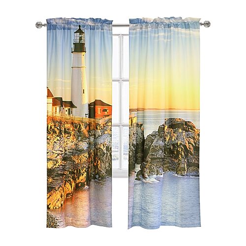 Click here for Habitat Scenic Lighthouse Rod Pocket Light-Filteri... prices