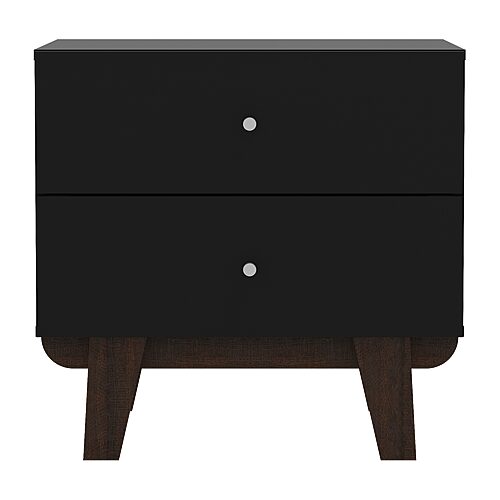 Click here for Kinkaid 2-Drawer Nightstand  One Size  Black prices