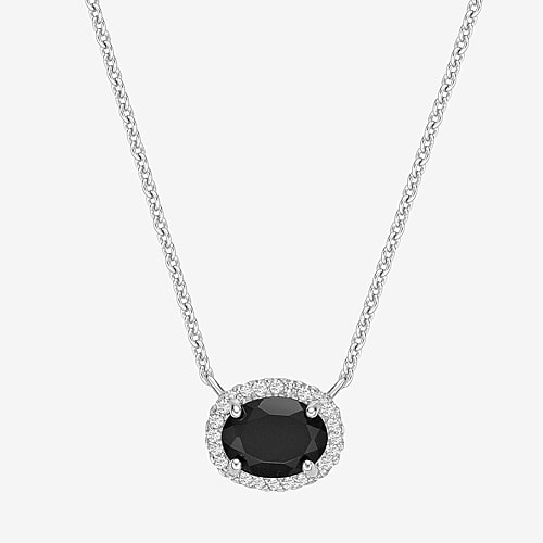 Click here for Womens Genuine Black Onyx Sterling Silver Oval 18... prices