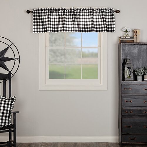 Click here for Annie Buffalo Check Rod Pocket Tailored Valance  O... prices