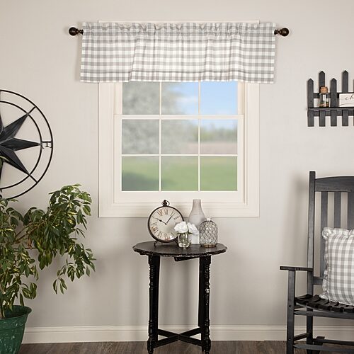 Click here for Annie Buffalo Check Rod Pocket Tailored Valance  O... prices