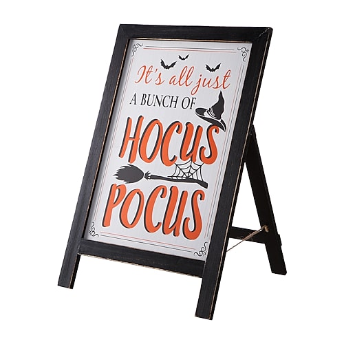 Click here for Glitzhome Halloween Wooden Standing Easel Indoor P... prices