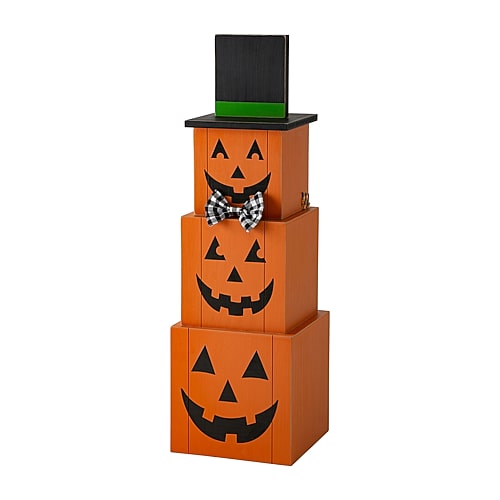 Click here for Glitzhome Double Sided Wooden Decor Halloween Indo... prices