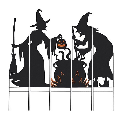 Click here for Glitzhome Set Of 5 Halloween Metal Holiday Yard Ar... prices