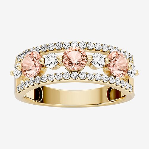 Click here for 1/2 CT. T.W. Lab-Grown Diamond and Genuine Gemston... prices