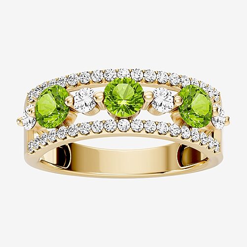 Click here for 1/2 CT. T.W. Lab-Grown Diamond and Genuine Gemston... prices