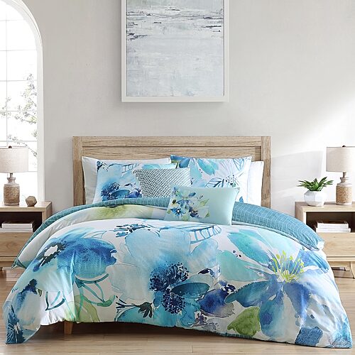 Click here for Bebejan Watercolor 5-pc. Midweight Reversible Comf... prices