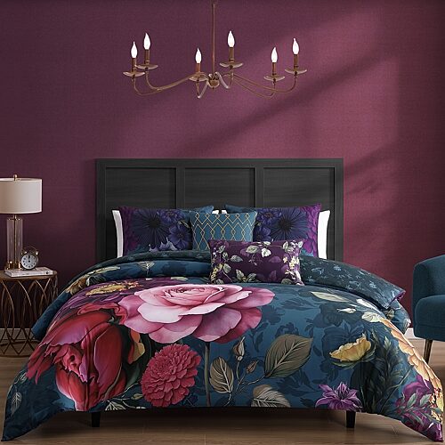 Click here for Bebejan Vibrant Flora 5-pc. Midweight Reversible C... prices