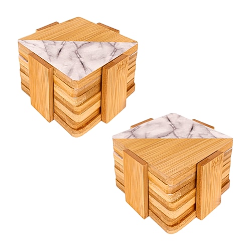 Click here for BergHOFF Bamboo Square 14-pc. Coasters  One Size... prices