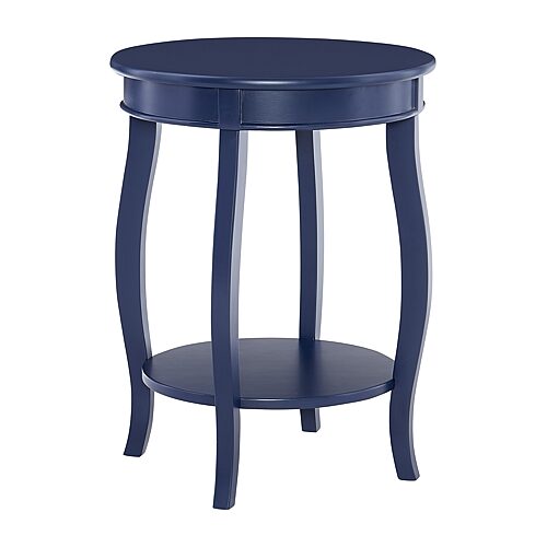 Click here for Linon Round Free Standing Side Table  One Size  Bl... prices