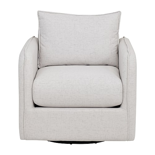 Click here for Linon Bianca Swivel Accent Chair  One Size  White prices