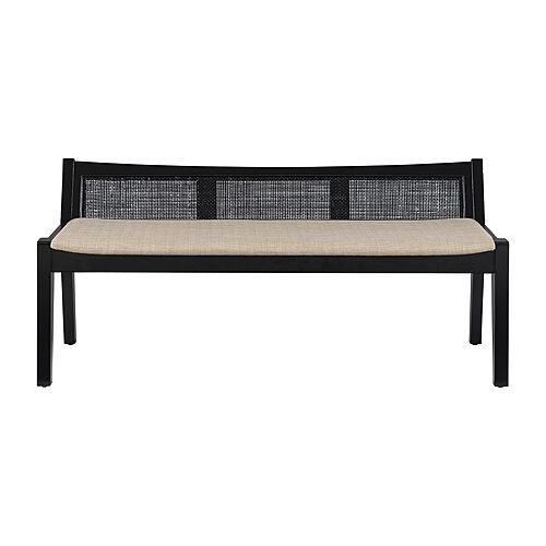 Click here for Linon Bauer Cane Bench Black  One Size  Black prices