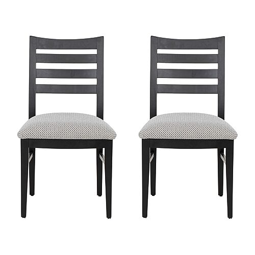 Click here for Linon Flynn Side Chair Set of 2  One Size  Black prices