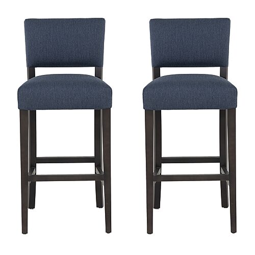 Click here for Linon Koda Bar Stool Set of 2  One Size  Blue prices
