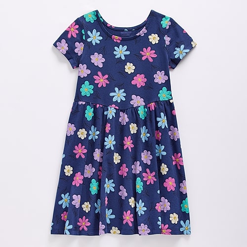Click here for Thereabouts Little & Big Kid Girls Short Sleeve A-... prices