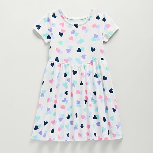 Click here for Thereabouts Little & Big Kid Girls Short Sleeve A-... prices