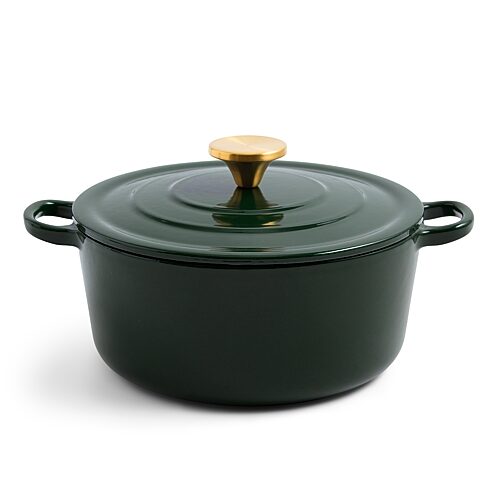 Click here for Cooks Cast Iron Dutch Oven with Lid  One Size  Gre... prices