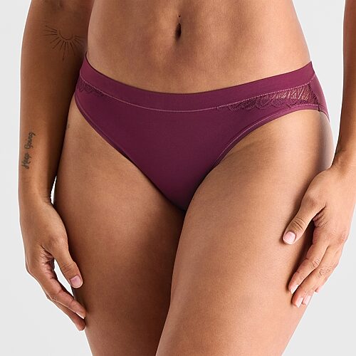Click here for Ambrielle Super Soft Bikini Panty  Large  Purple prices