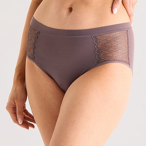 Click here for Ambrielle Supersoft High Cut Panty  Xx-large  Gray prices