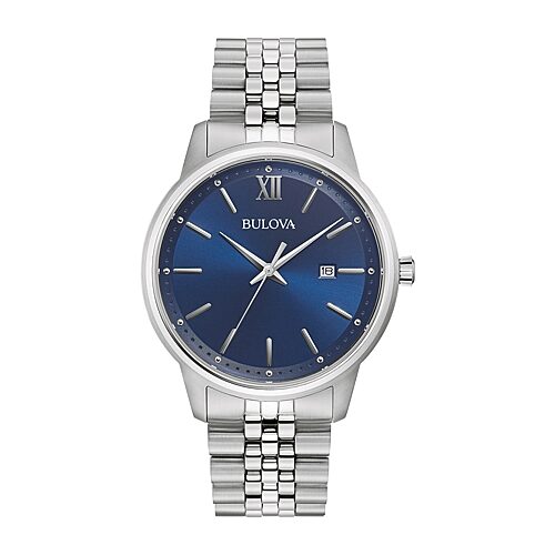 Click here for Bulova Classic Mens Silver Tone Stainless Steel Br... prices