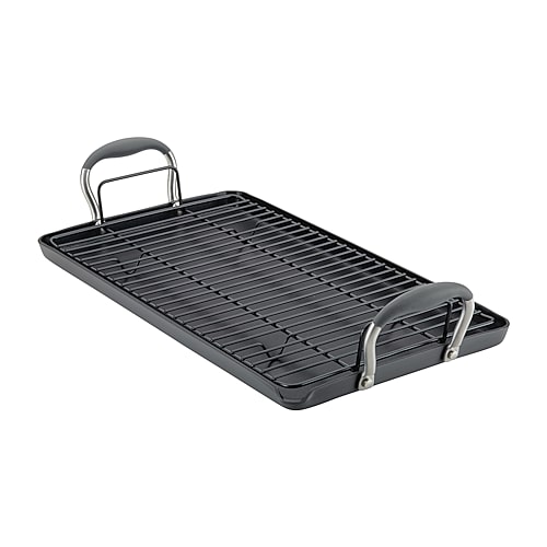 Click here for Anolon Advanced Home Hard Anodized 10X18 Double Bu... prices