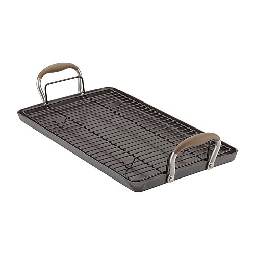 Click here for Anolon Advanced Home Hard Anodized 10X18 Double Bu... prices