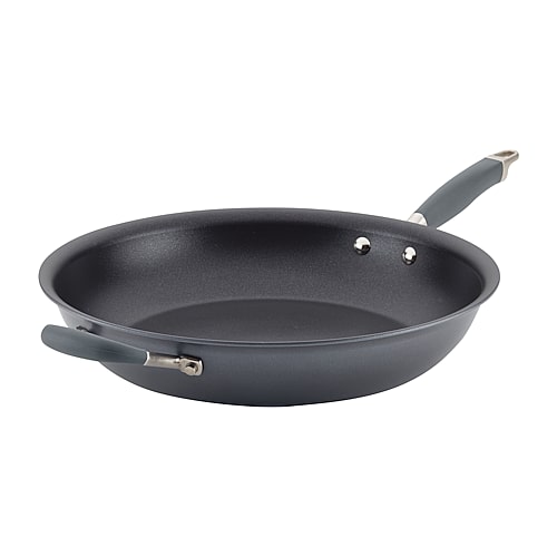 Click here for Anolon Advanced Home Hard Anodized 14.5 Skillet wi... prices