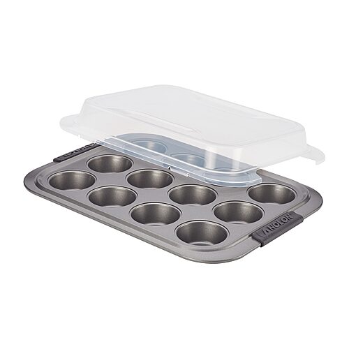 Click here for Anolon Advanced 12-Cup With Lid Non-Stick Muffin P... prices