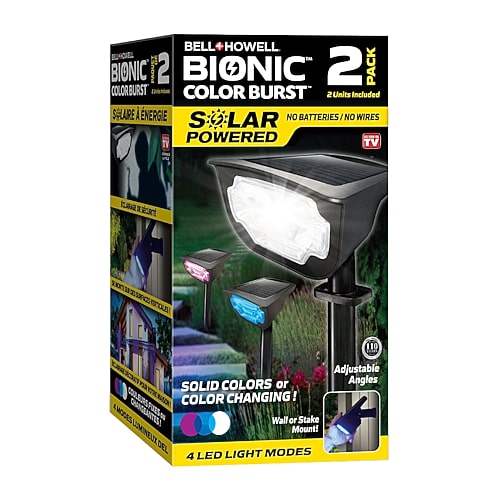 Click here for Bell + Howell Bionic Color Burst Solar Powered Lan... prices
