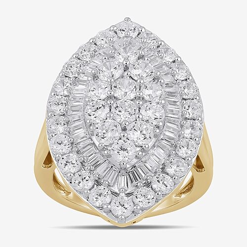Click here for Womens 4 CT. T.W. Lab Grown White Diamond 10K Gold... prices