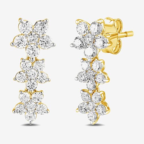Click here for Diamond Blossom Womens 1 CT. T.W. Lab Grown White... prices