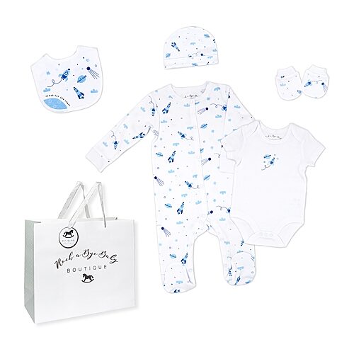 Click here for Rock-a-Bye Baby Boutique Baby Boys Layette Gift Ba... prices
