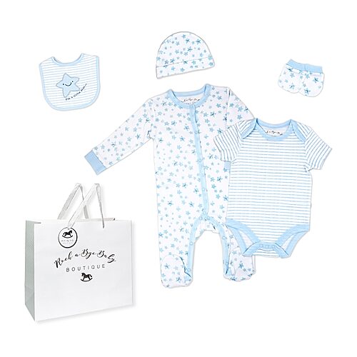 Click here for Rock-a-Bye Baby Boutique Baby Boys Layette Gift Ba... prices