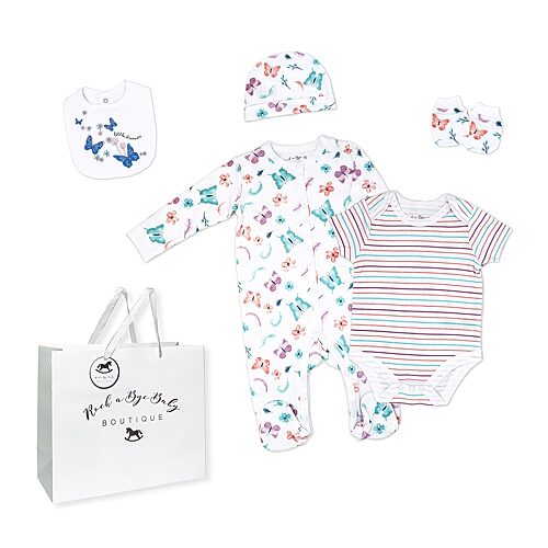 Click here for Rock-a-Bye Baby Boutique Baby Girls Butterflies La... prices