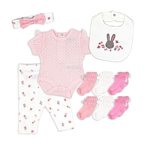 Click here for Rock A Bye Baby Boutique Baby Girls 10 Piece Layet... prices