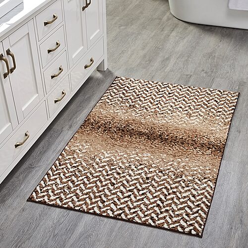 Click here for Better Trends Casablanca Bath Rug  One Size  Brown prices