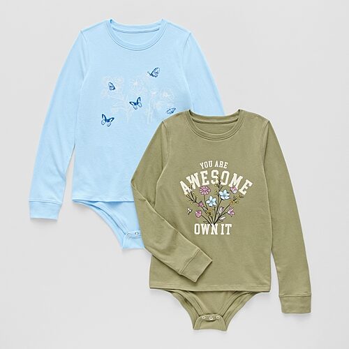 Click here for Thereabouts Little & Big Kid Girls Crew Neck Long... prices