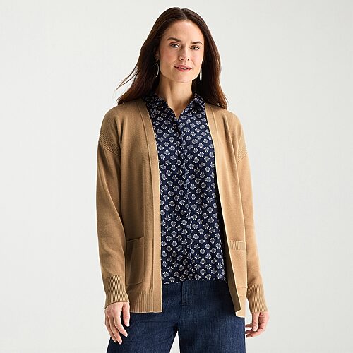 Click here for Liz Claiborne Womens Long Sleeve Open Front Tall C... prices