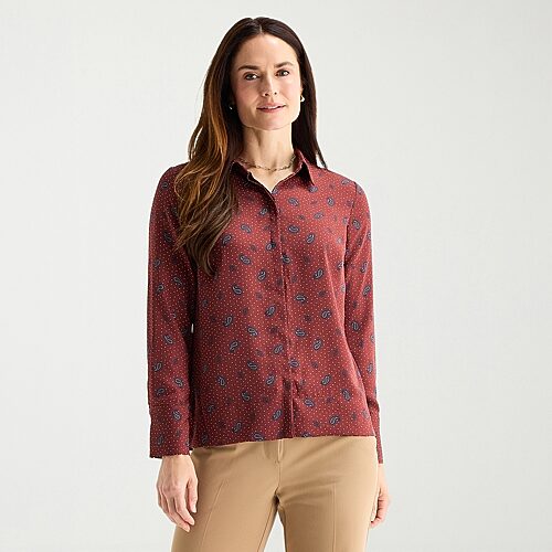 Click here for Liz Claiborne Womens Tall Fitted Long Sleeve Regul... prices