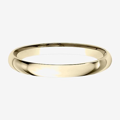 Click here for Womens 10K White Gold 2MM Comfort-Fit Wedding Band... prices