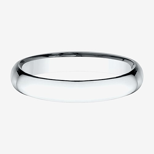Click here for Womens 14K White Gold 3MM Light Comfort-Fit Weddin... prices