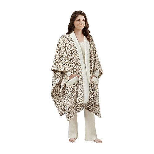 Click here for True North Plush Throw Wrap  One Size  Beige prices