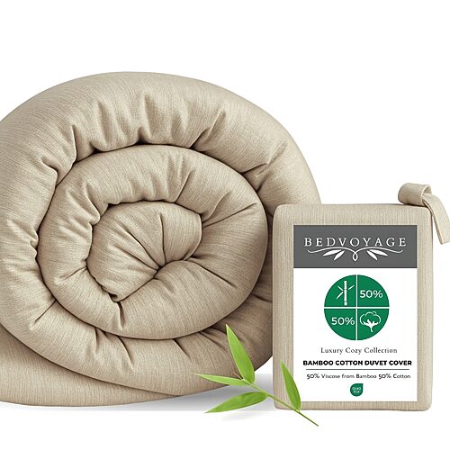 Click here for Bedvoyage Rayon Eco-Melange Duvet Cover  One Size... prices
