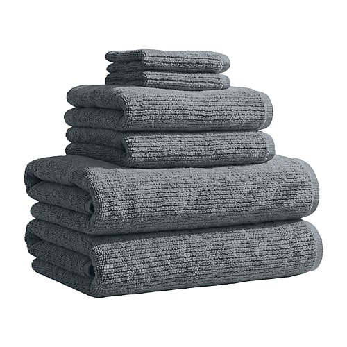 Click here for Linery Turkish Cotton 6-pc. Quick Dry Bath Towel S... prices