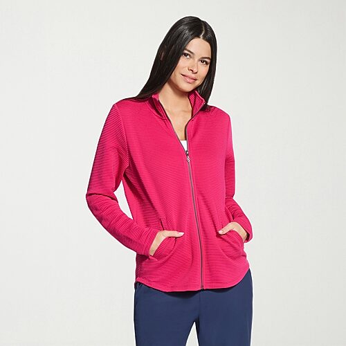 Click here for Skechers Womens Go Walk Ottoman Scoop Hem Jacket -... prices