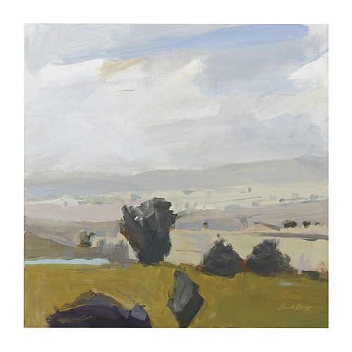 Lumaprints View Of The Valley Canvas Giclee Canvas Art  One Size  Blue