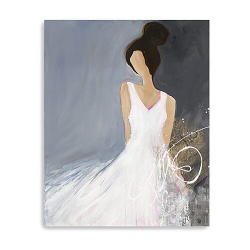 Click here for Lumaprints Lady With Big Bun Giclee Canvas Art  On... prices